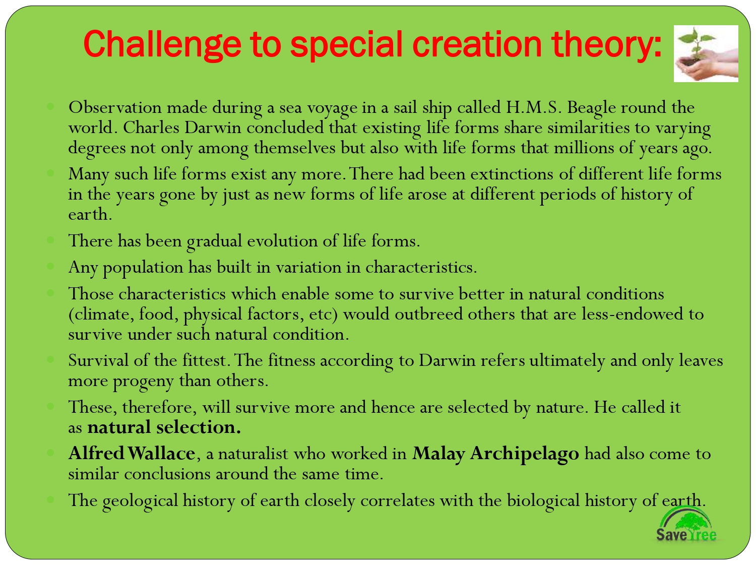 Class 12 Biology Chapter 7 Evolution Presentation - CBSE CONTENT