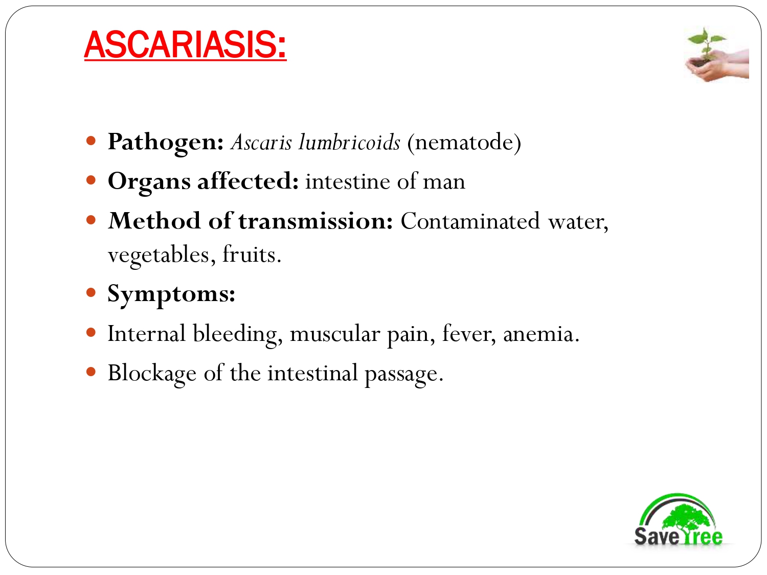 Class 12 Biology Chapter 8 Human Health and Disease Presentation - CBSE ...